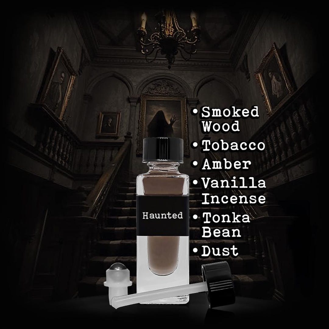 HAUNTED, Gothic Fragrance, Perfume Oil, Witchy Scents - Etsy