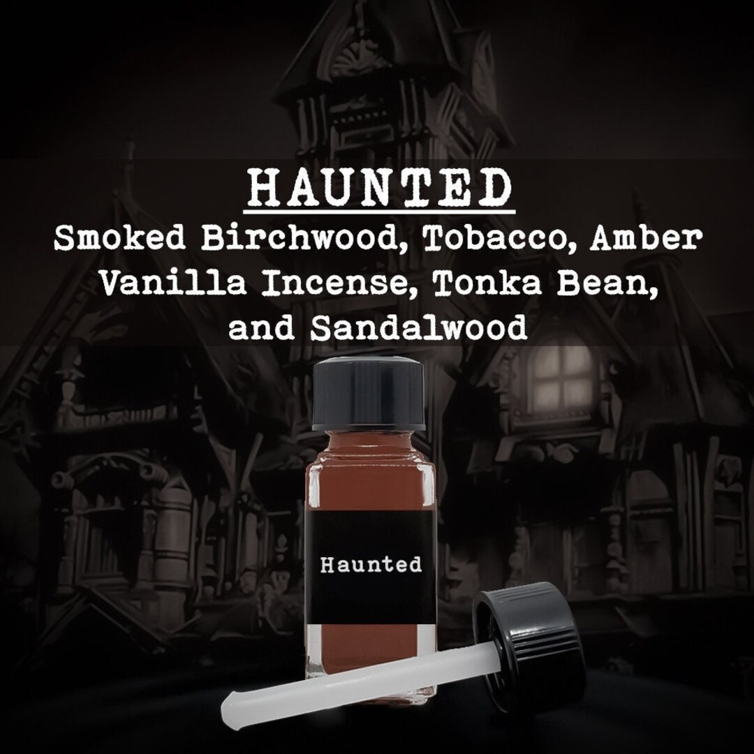 HAUNTED, Gothic Fragrance, Perfume Oil, Witchy Scents - Etsy
