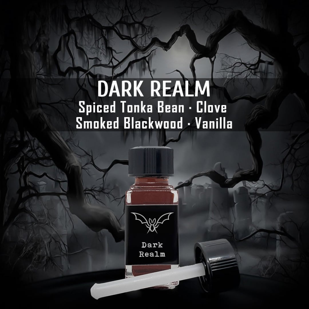 DARK REALM, Gothic Fragrance, Perfume Oil, Witchy Scents - Etsy