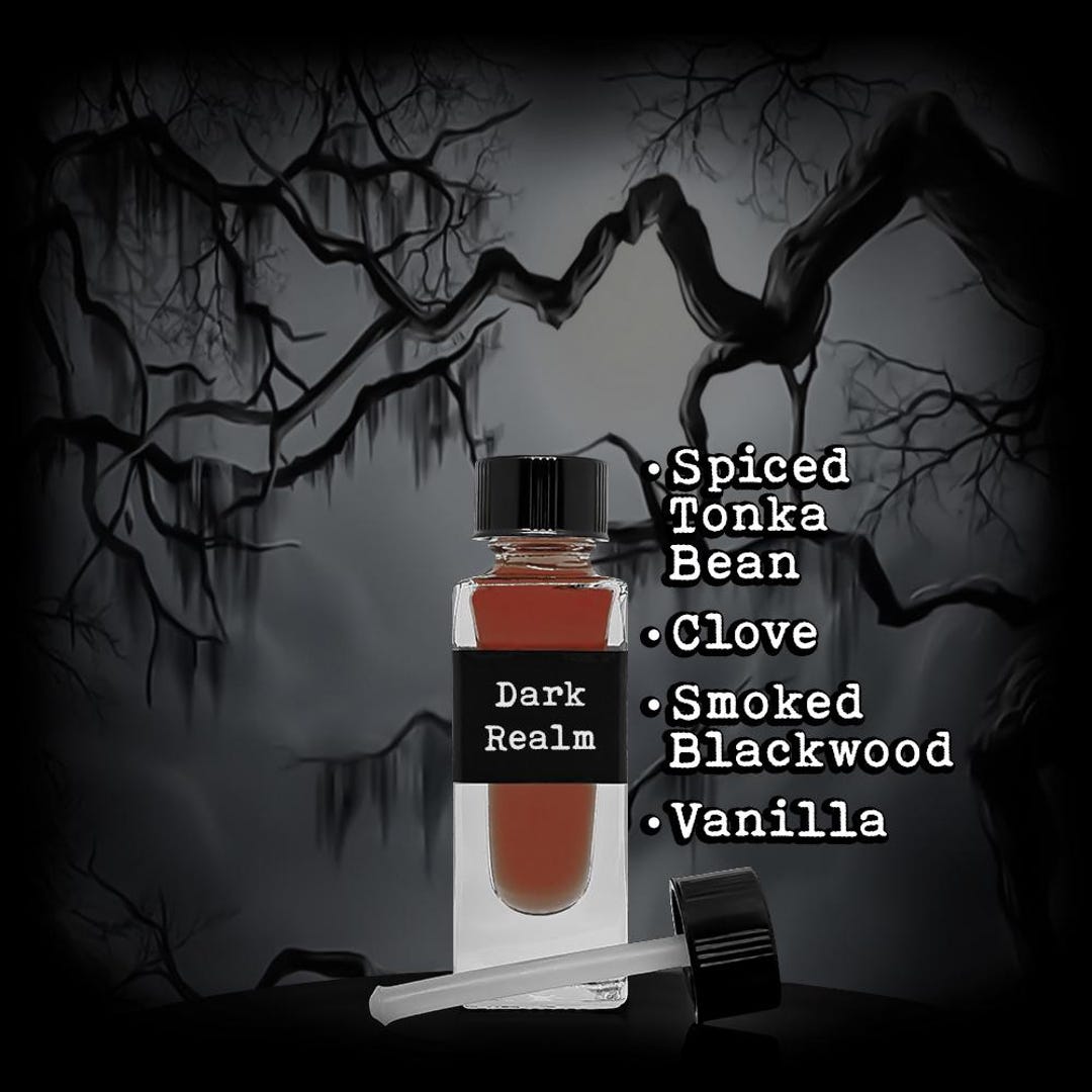 DARK REALM, Gothic Fragrance, Perfume Oil, Witchy Scents - Etsy