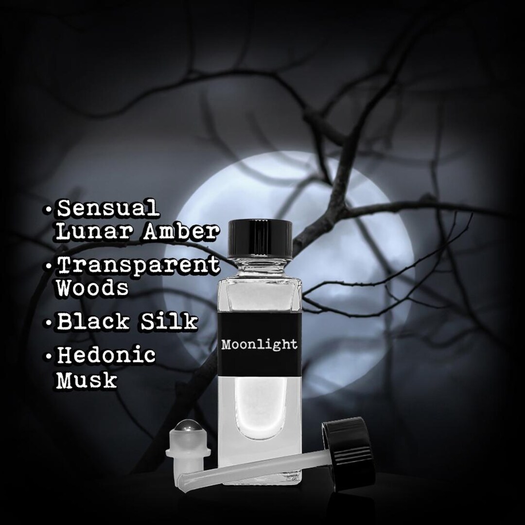 MOONLIGHT, Gothic Fragrance, Perfume Oil, Witchy Scents - Etsy