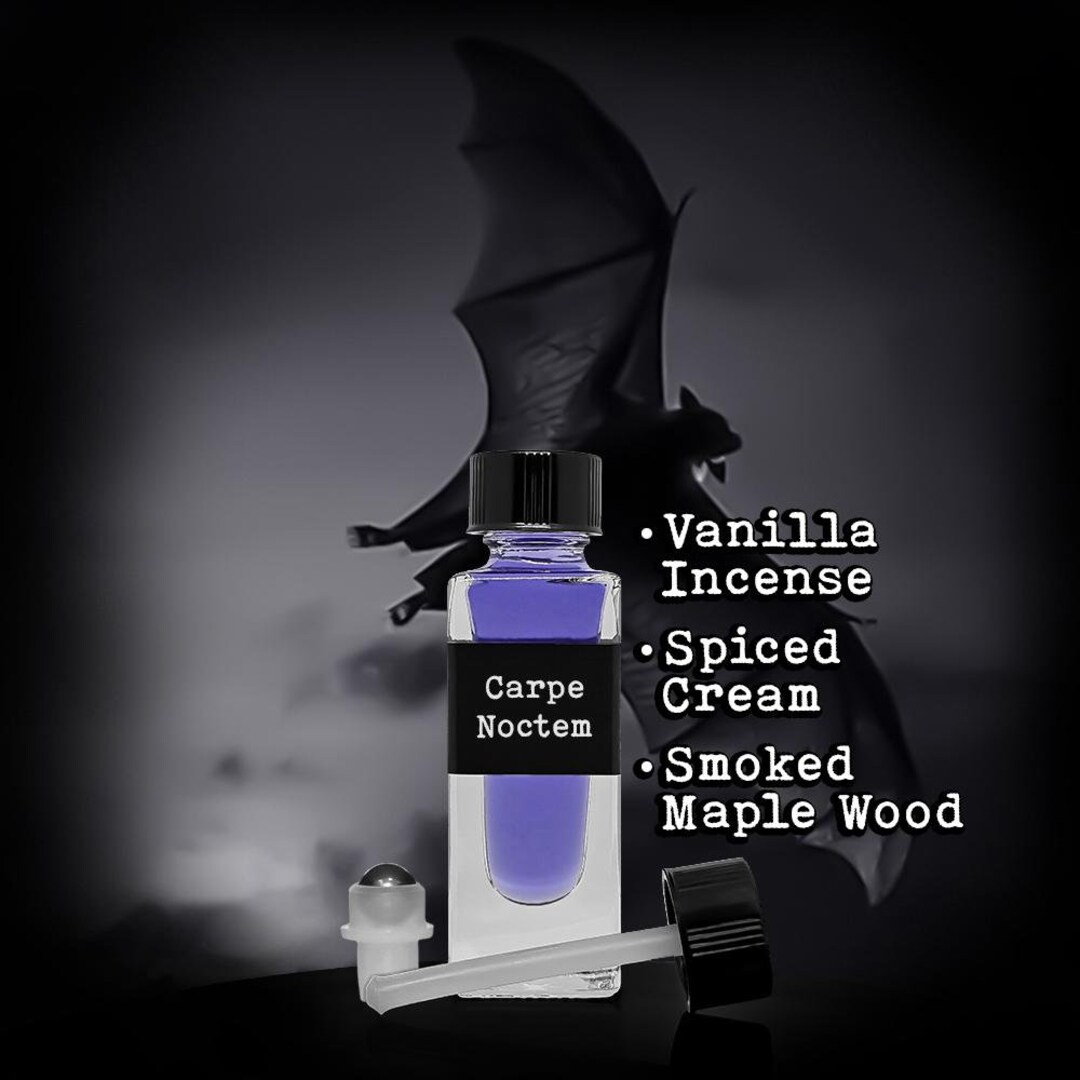 CARPE NOCTEM, Gothic Fragrance, Perfume Oil, Witchy Scents - Etsy