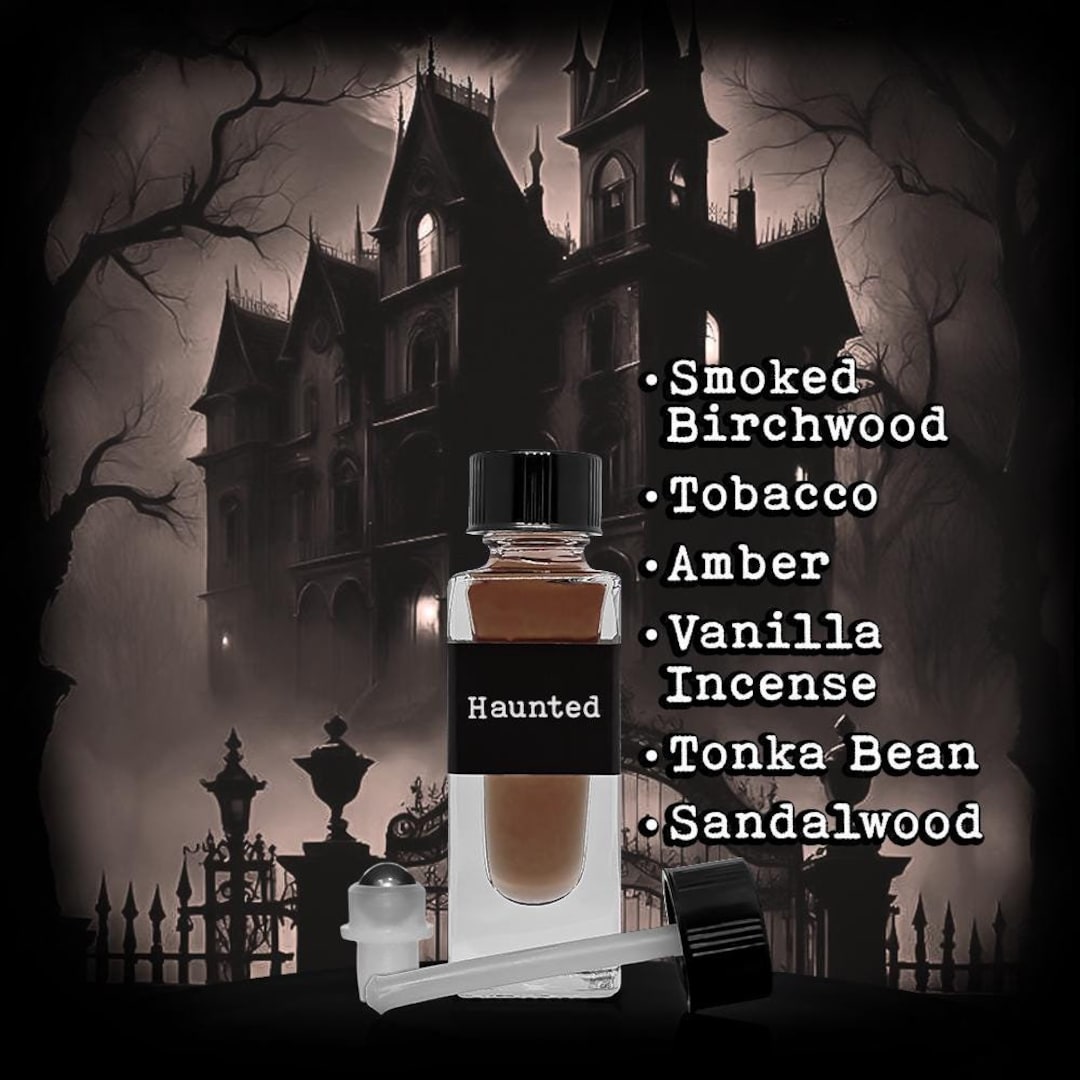 HAUNTED, Gothic Fragrance, Perfume Oil, Witchy Scents - Etsy