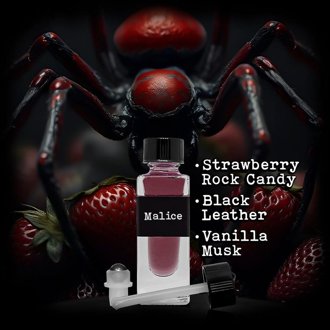 MALICE, Gothic Fragrance, Perfume Oil, Witchy Scents - Etsy
