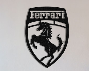 Ferrari Metal Wall - Etsy