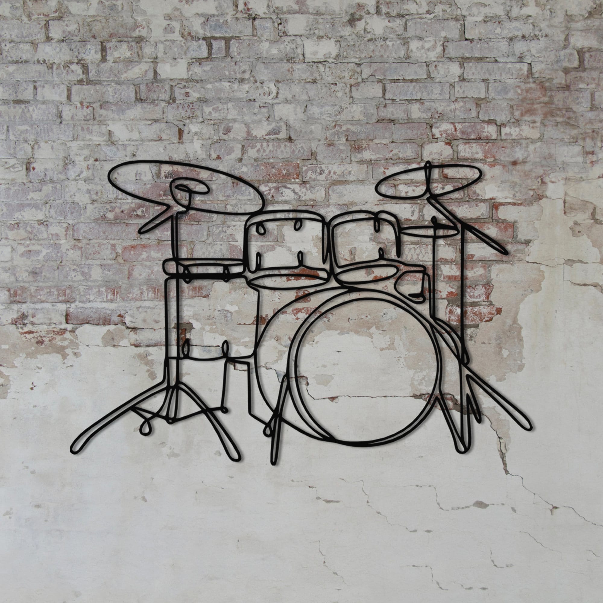 Metal Drum Wall Art, Music Studio Wall Art Idea, Gift for Drummer ...
