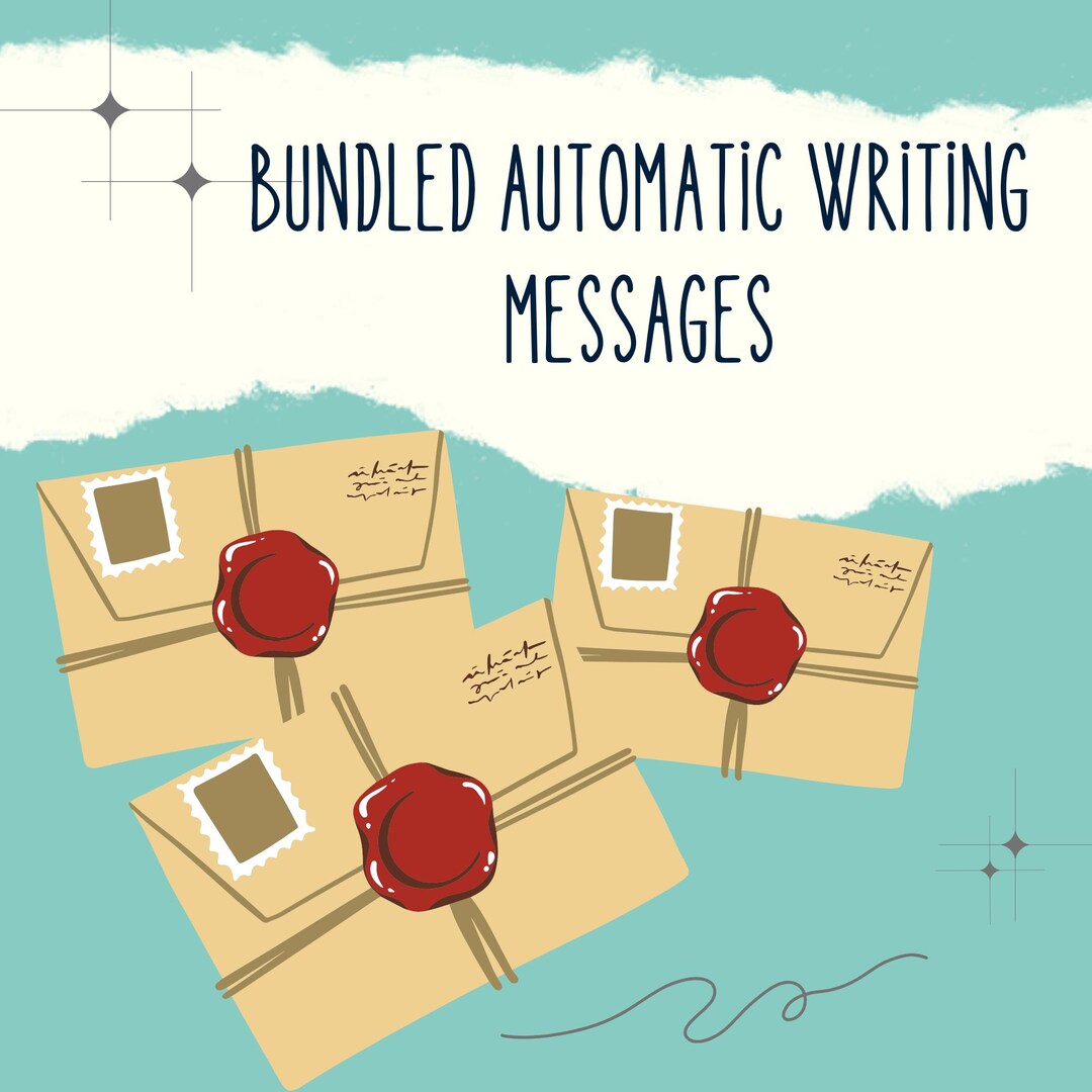BUNDLED - 3 Question Automatic Writing Reading | Channeled Messages ...