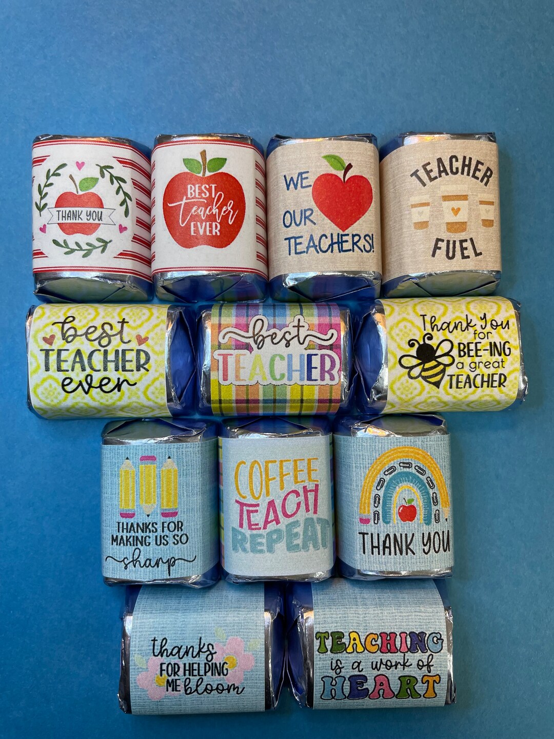 Teacher Appreciation Hershey NUGGET Wrappers - Etsy