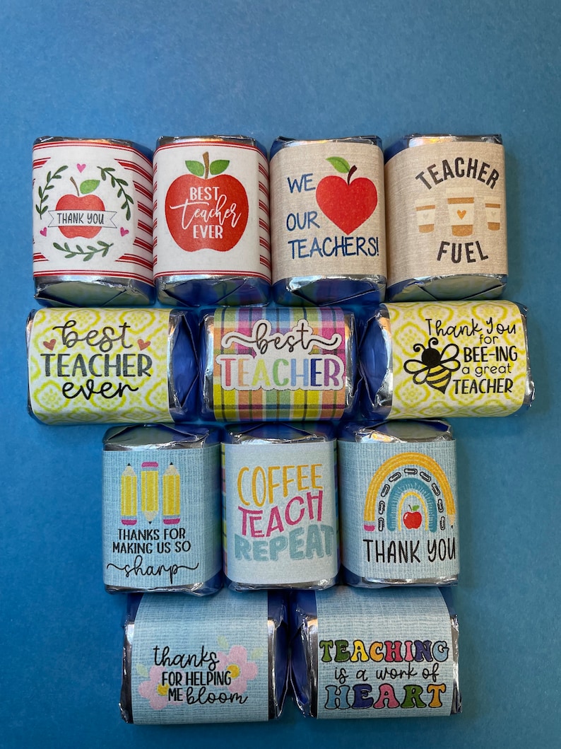 Teacher Appreciation Hershey NUGGET Wrappers - Etsy
