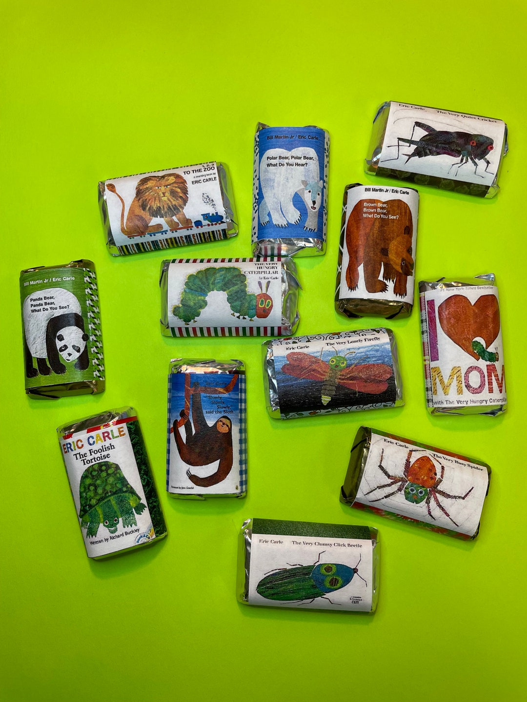 Eric Carle Books Hershey Miniatures Wrappers - Etsy