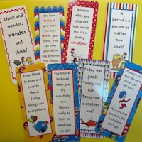 Dr. Seuss QUOTES Bookmarks - Etsy