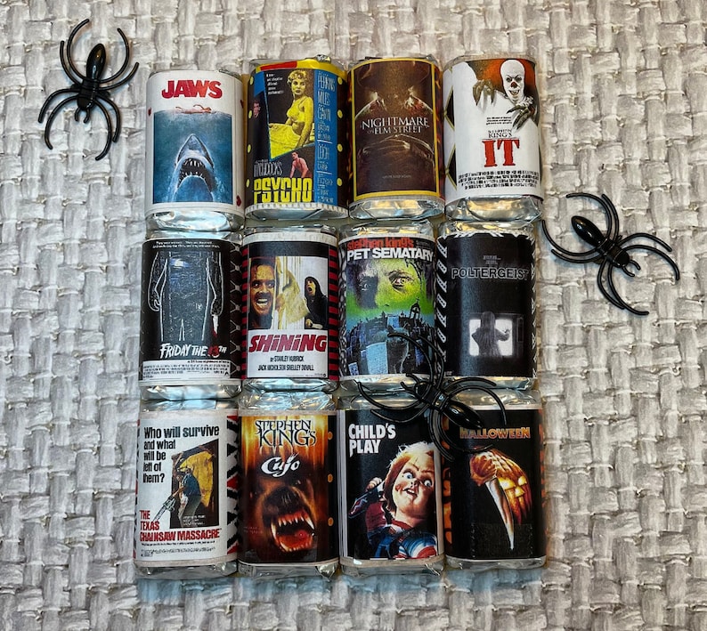 Classic Horror Movie Hershey Miniatures Wrappers - Etsy
