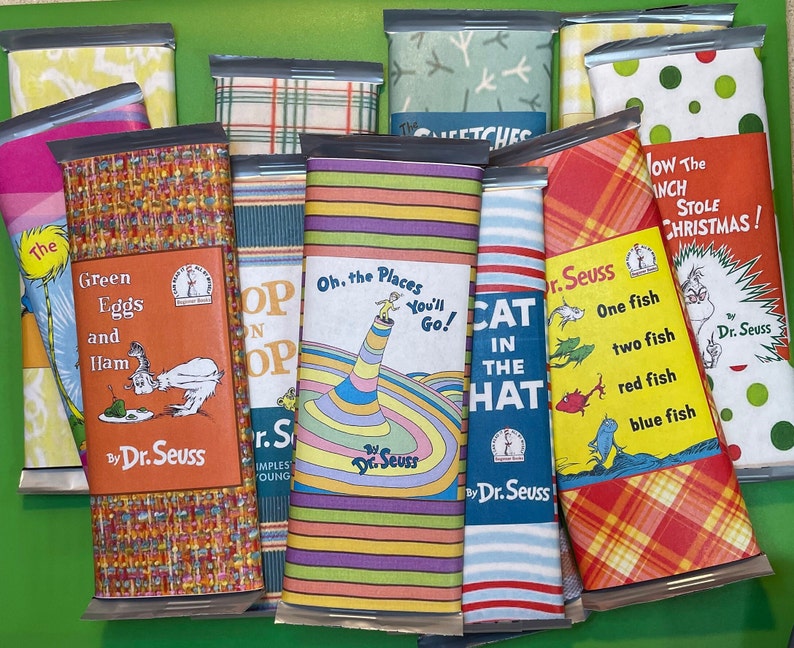 Dr. Seuss FULL SIZE Hershey Bar Wrappers - Etsy