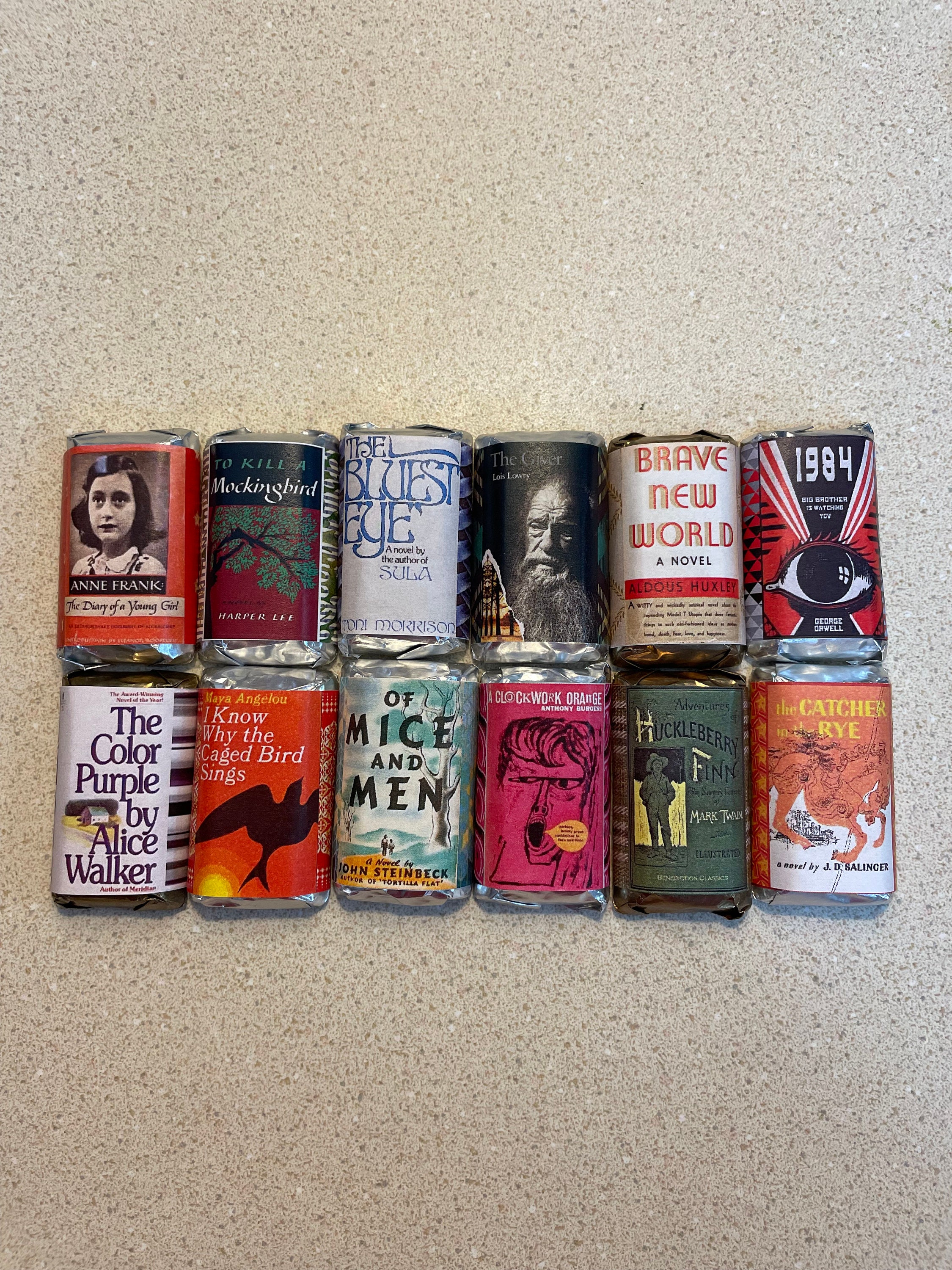 Banned Books Set Hershey Miniatures Wrappers - Etsy