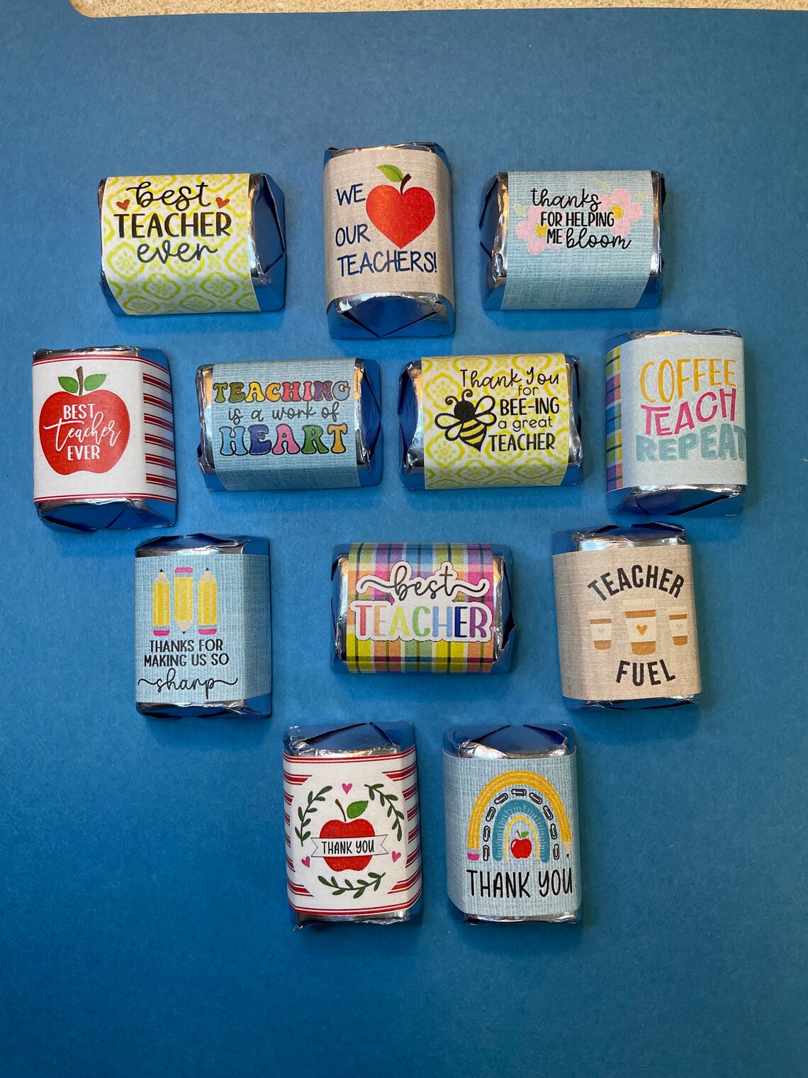 Teacher Appreciation Hershey NUGGET Wrappers - Etsy