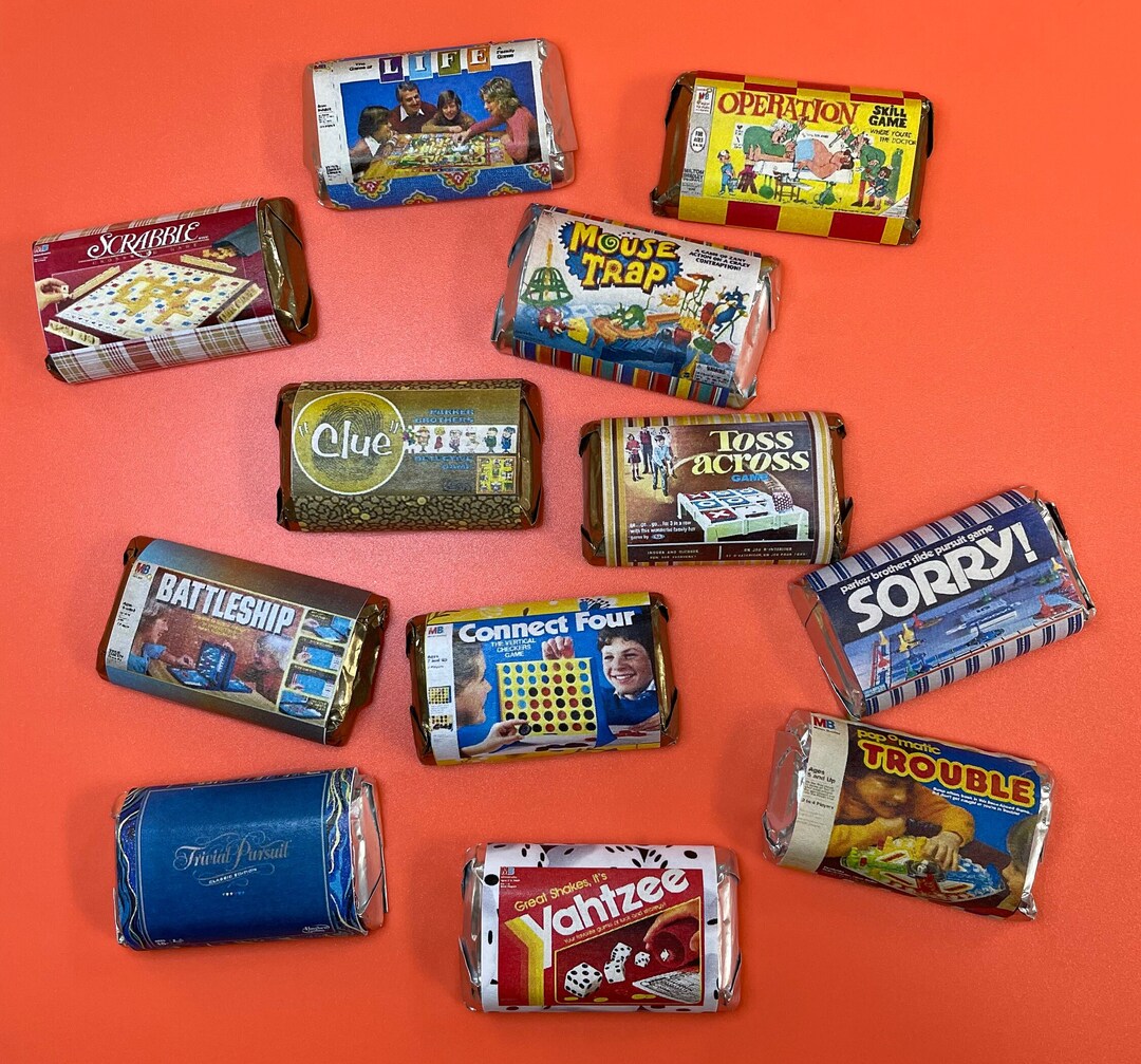 Vintage Board Games Hershey Miniature Wrappers - Etsy