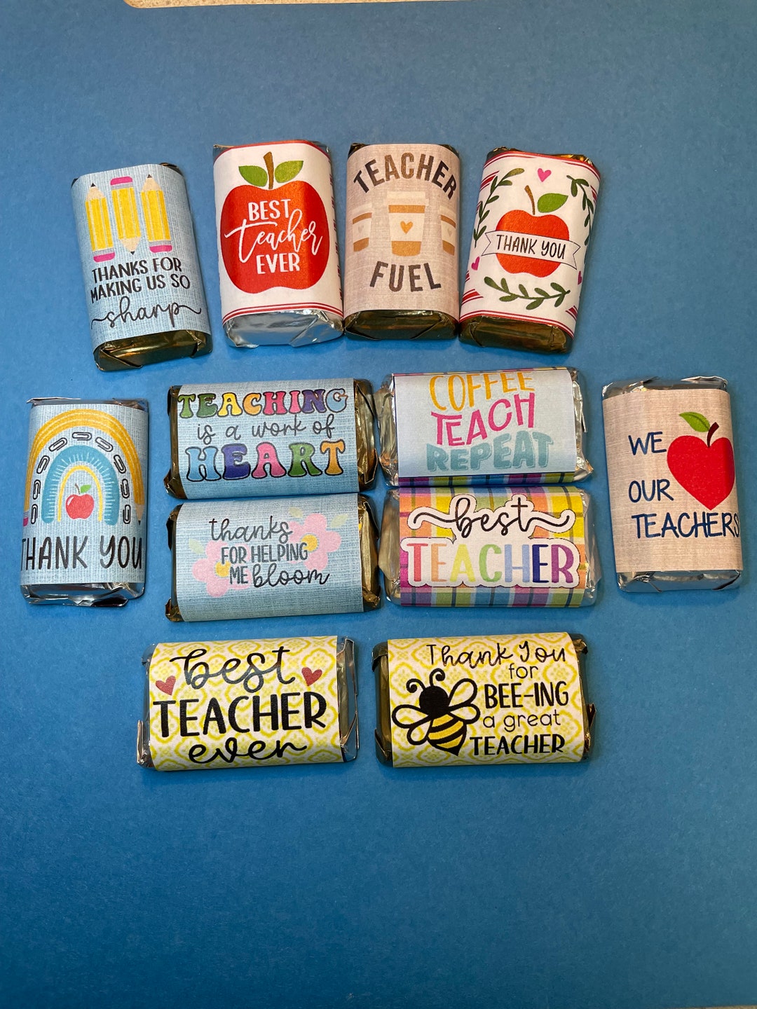 Teacher Appreciation Hershey Miniatures Wrappers - Etsy