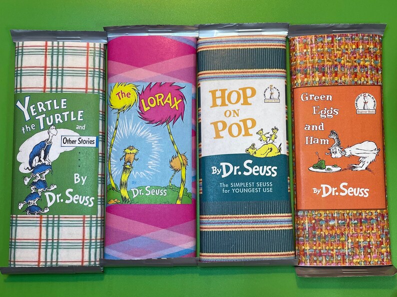 Dr. Seuss FULL SIZE Hershey Bar Wrappers - Etsy