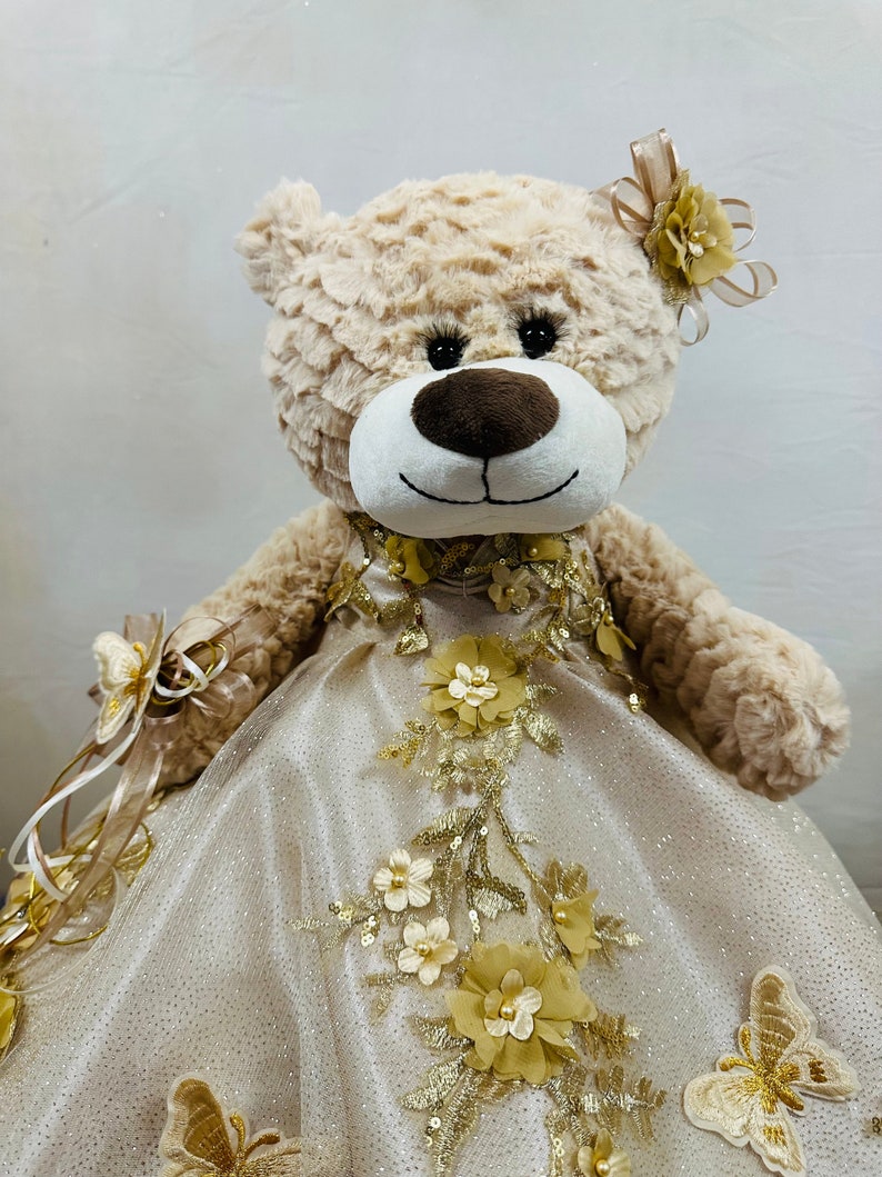 Quinceañera Custom Teddy Bear - Etsy