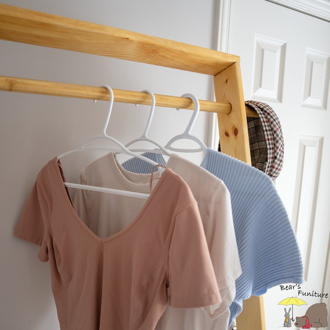 Pawcrafted Double Bar Clothes Rack - Etsy