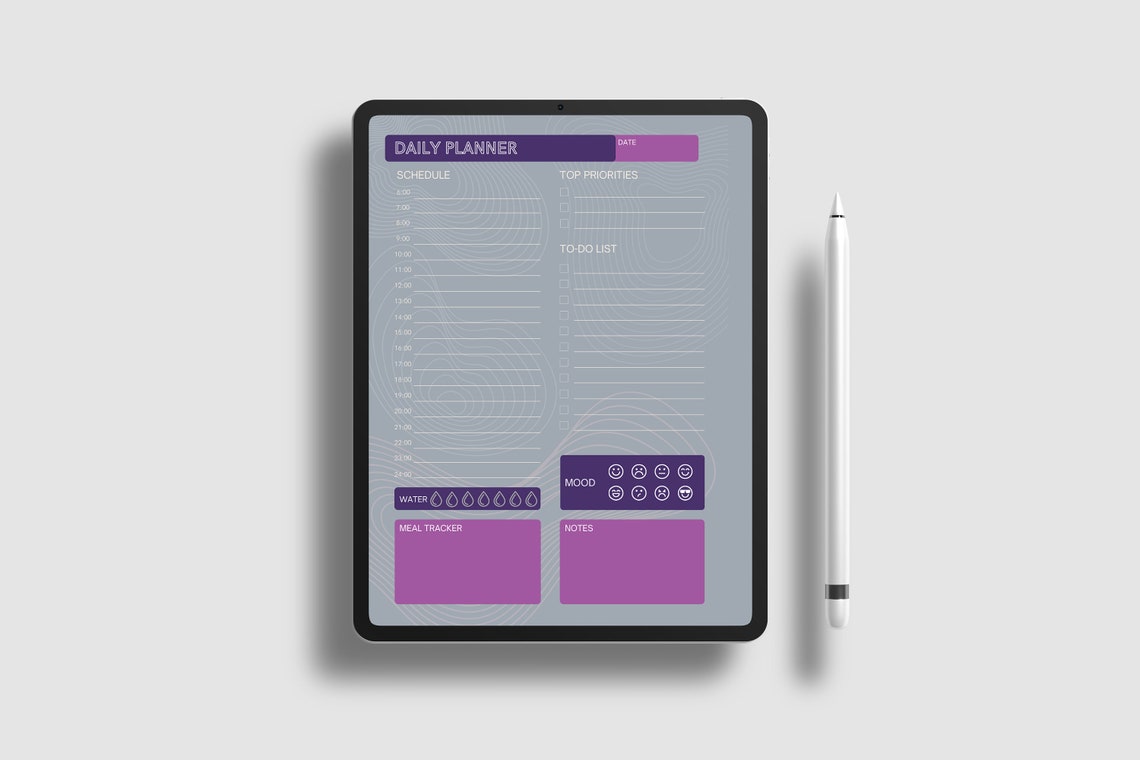Daily Planner, Digital Planer, to Do List, Productivity Planner ...