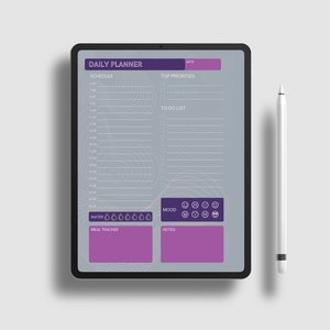 Daily Planner, Digital Planer, to Do List, Productivity Planner ...