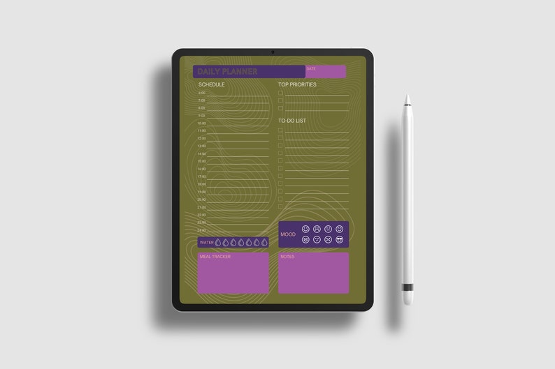 Daily Planner, Digital Planer, to Do List, Productivity Planner ...