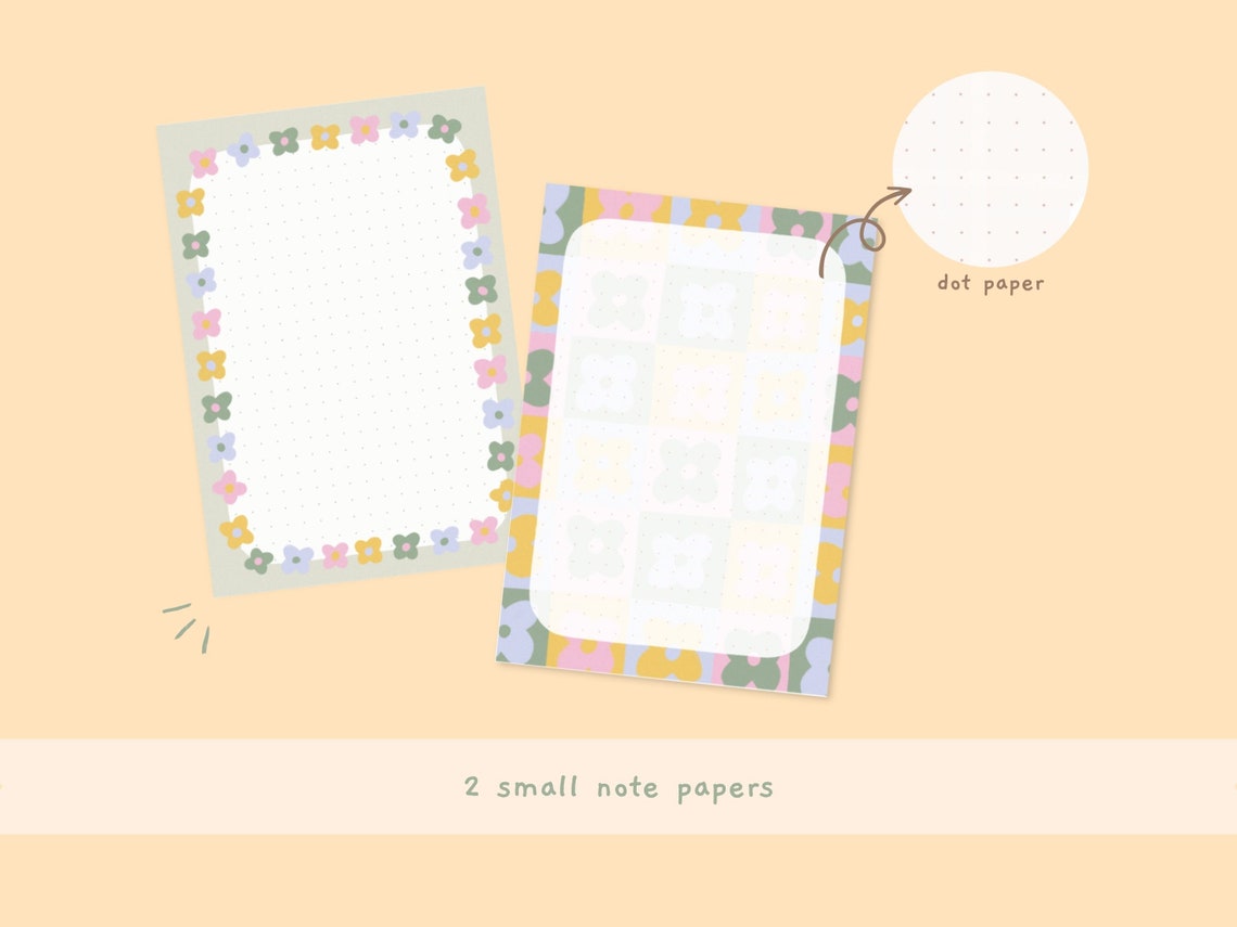 FLOWER POWER BUNDLE, Printable Stationery : Letter and Note Papers, Diy ...