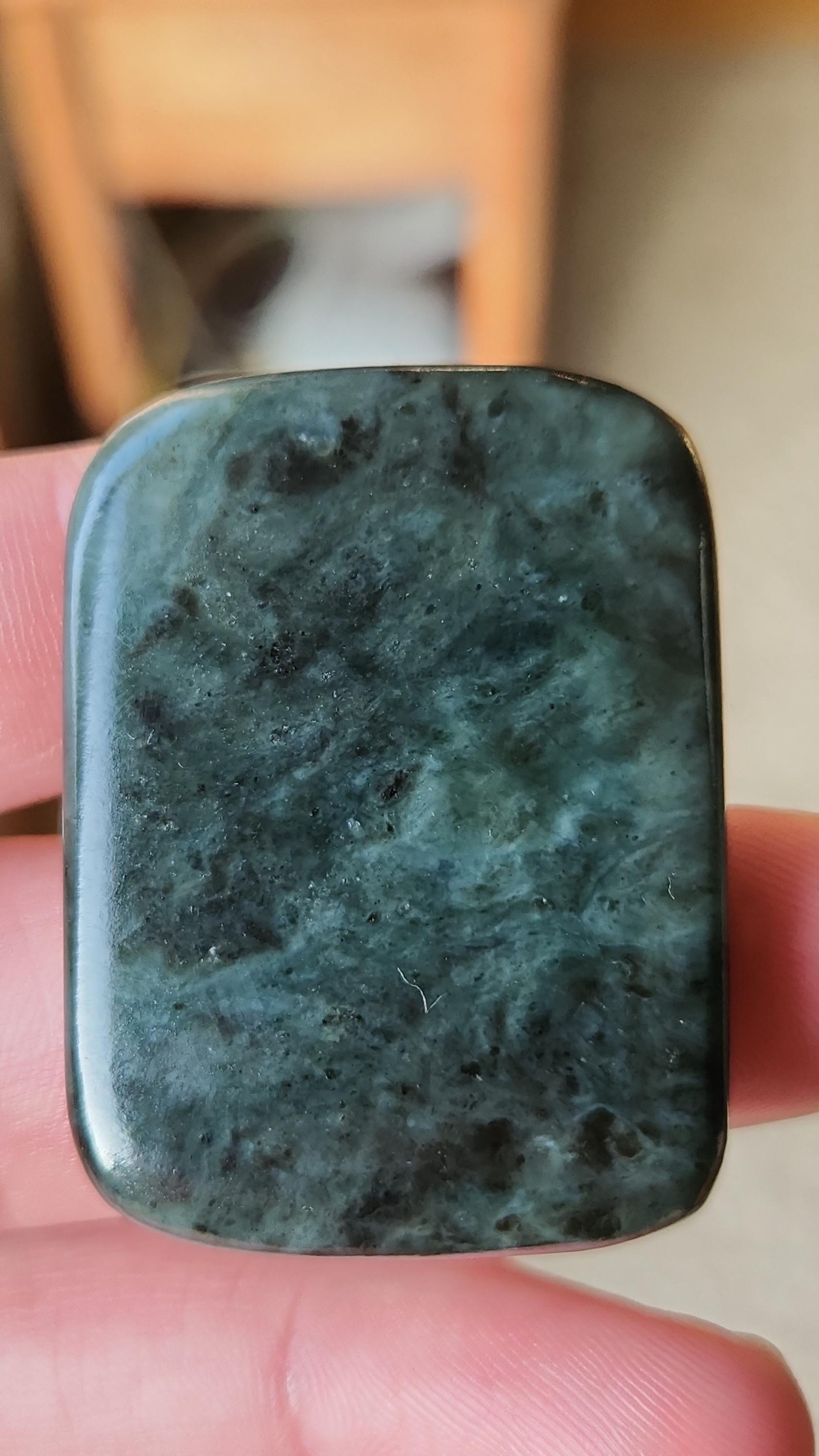Blue Dream Nephrite Jade Palm Stone - Etsy