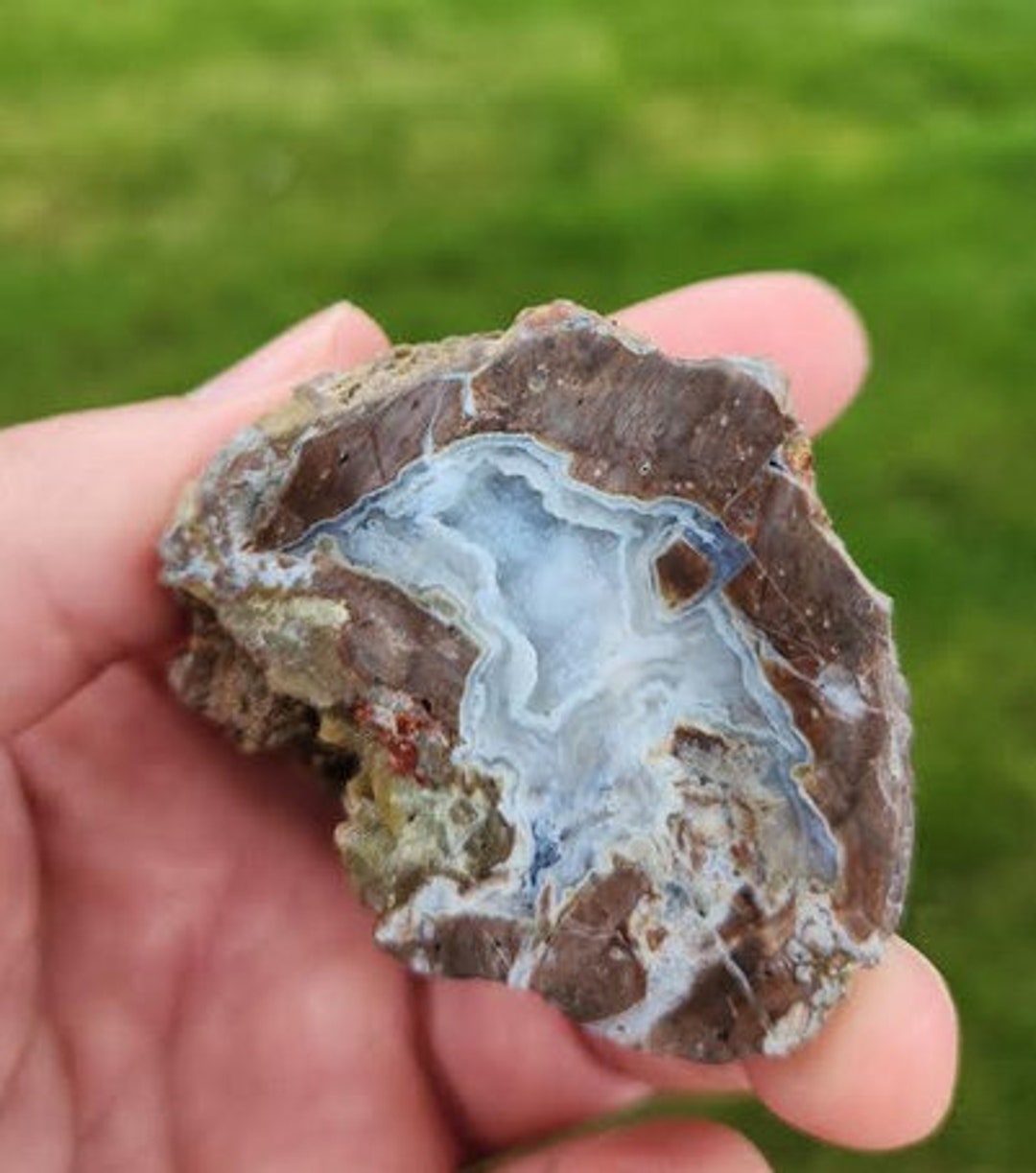 Dugway Thunderegg Geode Face Polished - Etsy