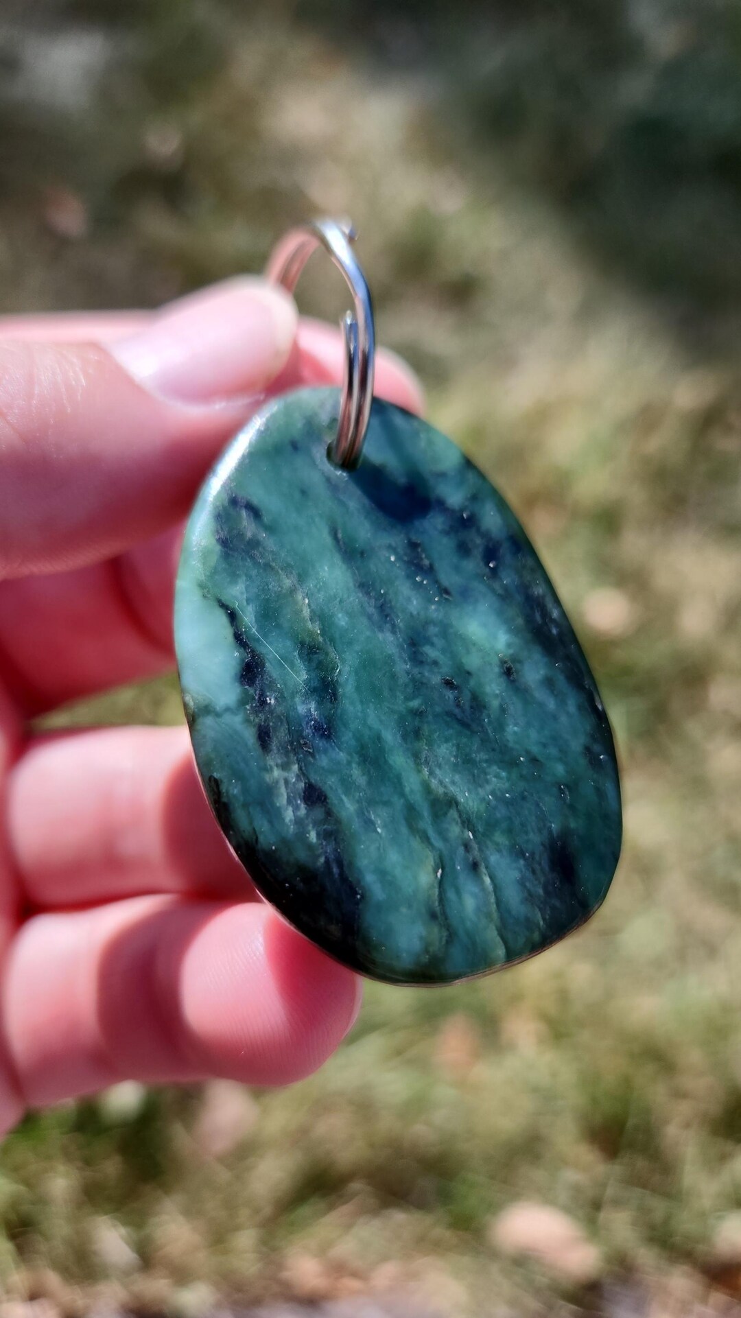 Nephrite Jade Keychain - Etsy