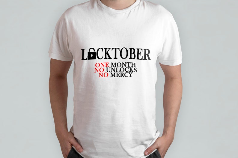 LOCKTOBER FEMDOM Svg Png Pdf Jpg File One Month, No Unlocks, No Mercy ...