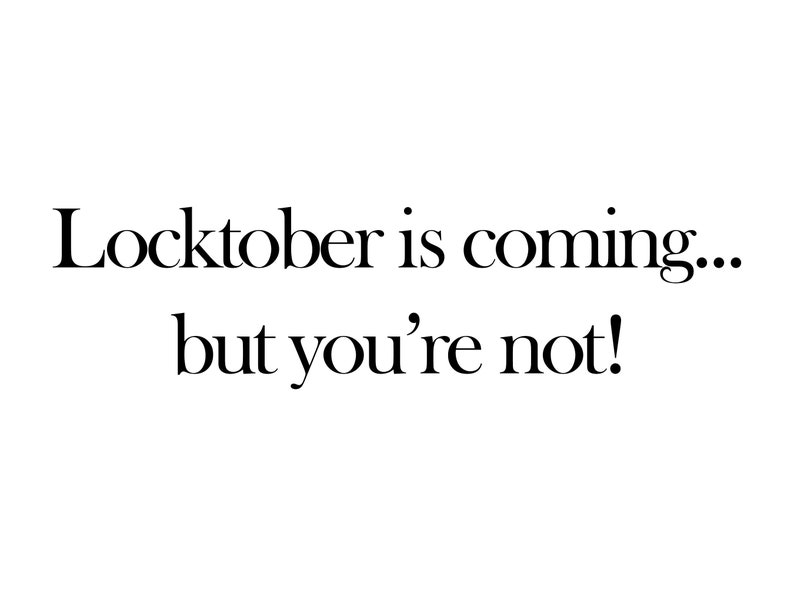Locktober is Coming... but You're Not Femdom Vibes - Etsy Australia