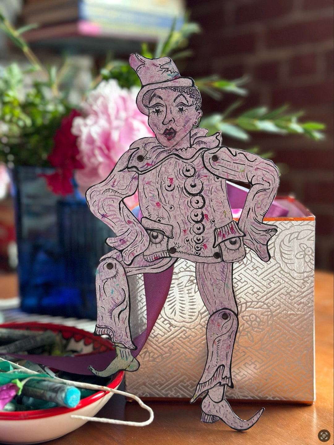 Custom Paper Articulated Puppet - Etsy