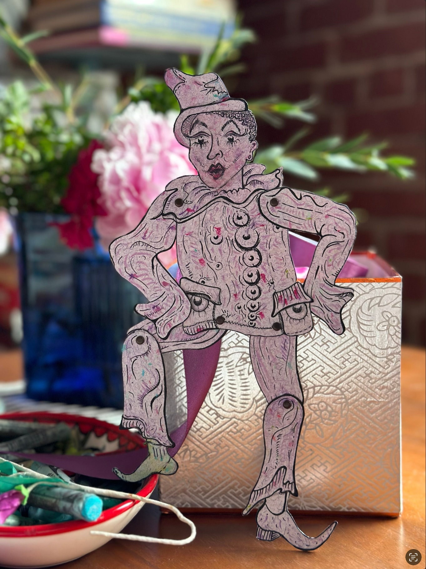 Custom Paper Articulated Puppet - Etsy