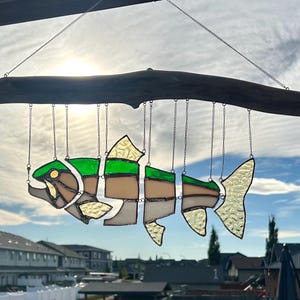 Swimming Fish Stain Glass - Etsy