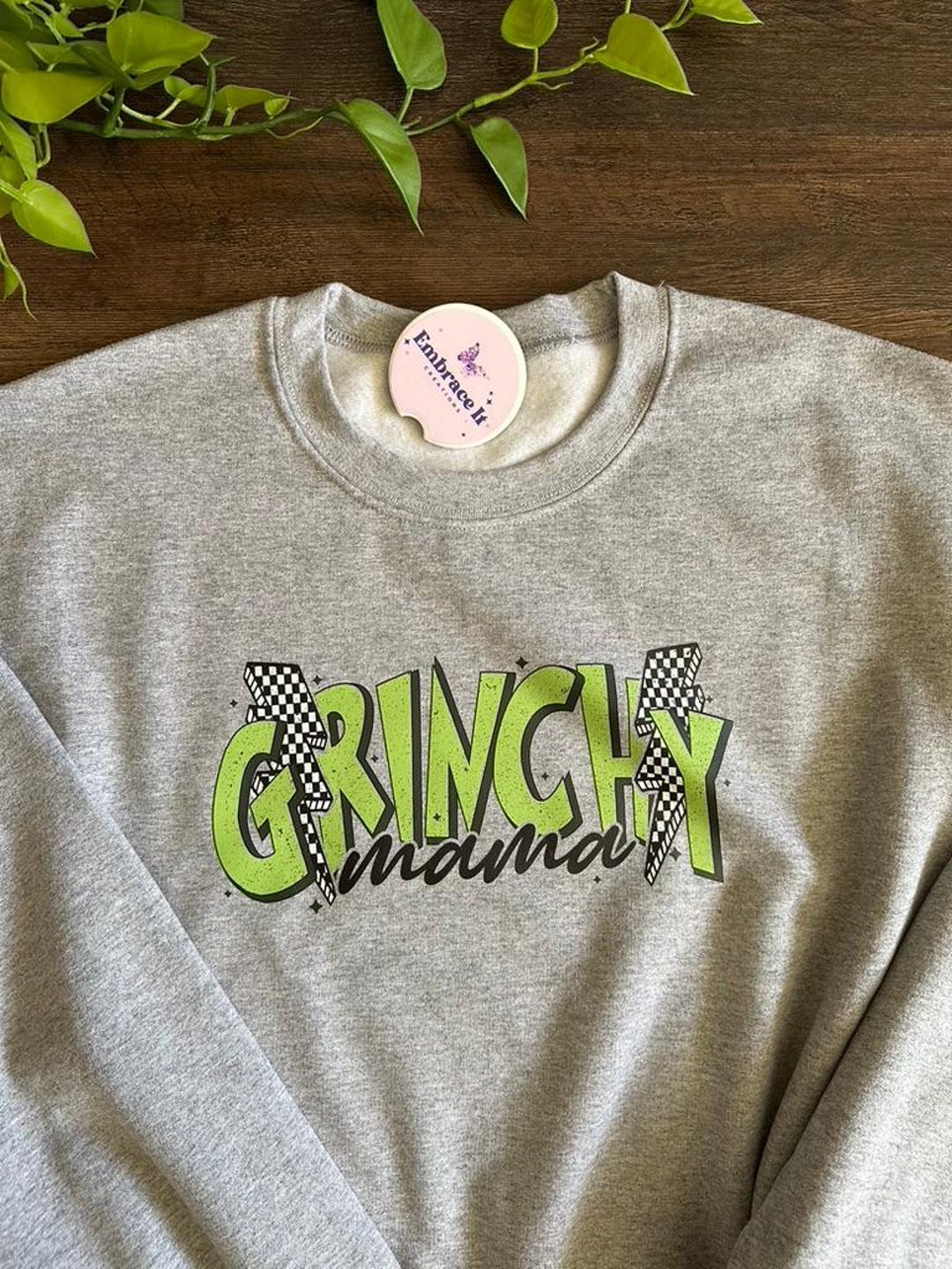 Grinchy Mama, Grinchmas, Christmas Apparel, Mama Apparel, Christmas Crewnecks, Grinchy, Mama ...
