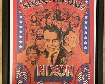 Richard Nixon Campaign Poster - Etsy