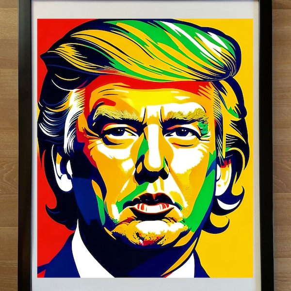 Trump Mugshot Framed - Etsy