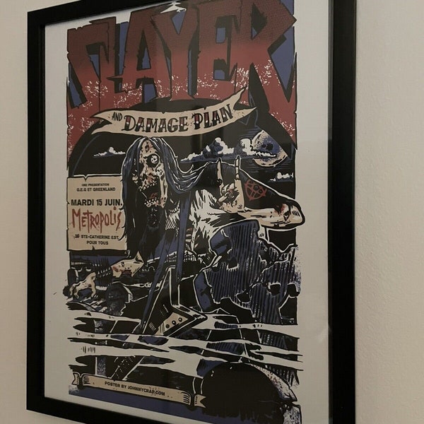 Slayer Band Poster - Etsy