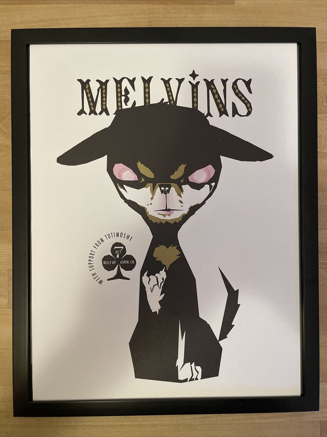 MELVINS, Framed Poster, Aspen, 2010 - Etsy