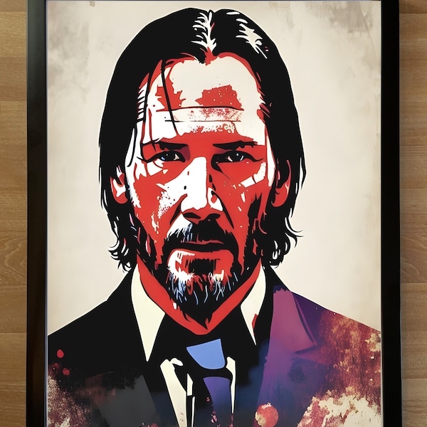 John Wick Art - Etsy
