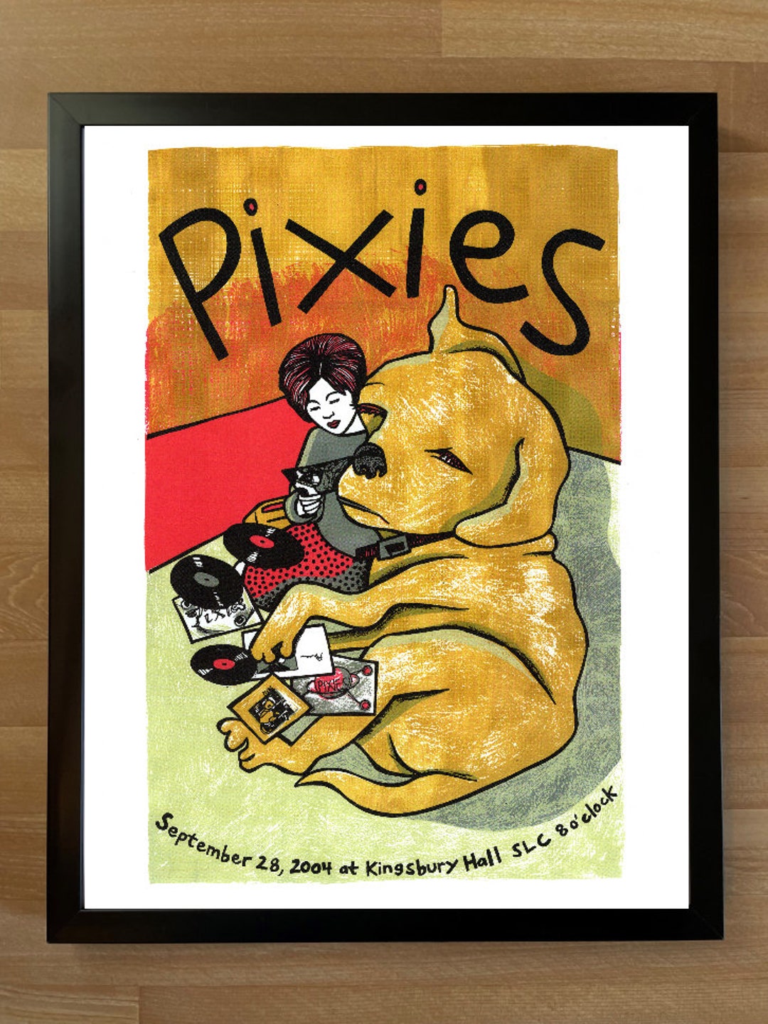 THE PIXIES Framed Poster, Salt Lake City, 2004 - Etsy