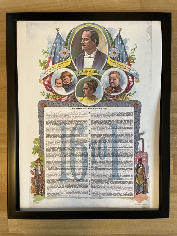 1896 Election Poster