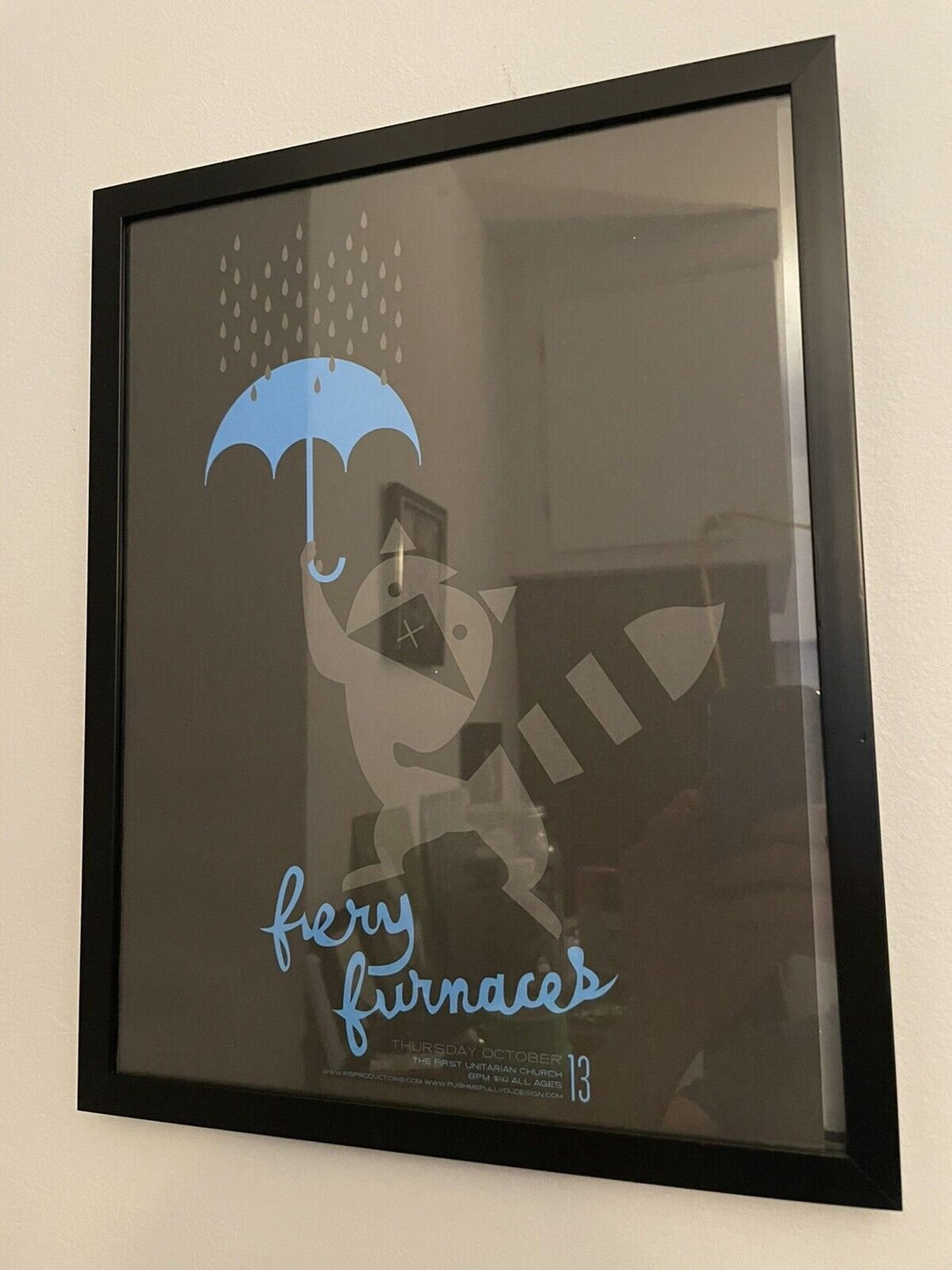 FIERY FURNACES, Framed Poster, Philadelphia, 2006 - Etsy