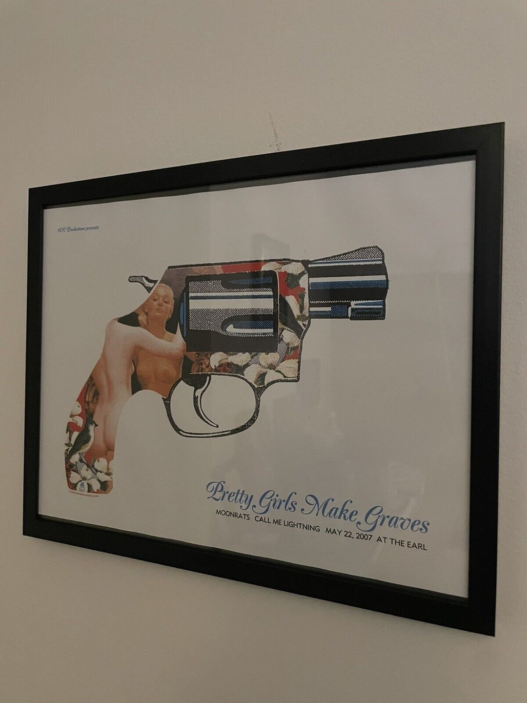 PRETTY GIRLS Make GRAVES, Framed Poster, Atlanta, 2007 - Etsy