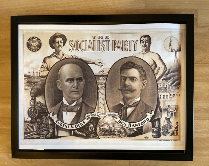 Socialist Campaign Posters Sticker Set | 5 Vinyl Stickers | US ...