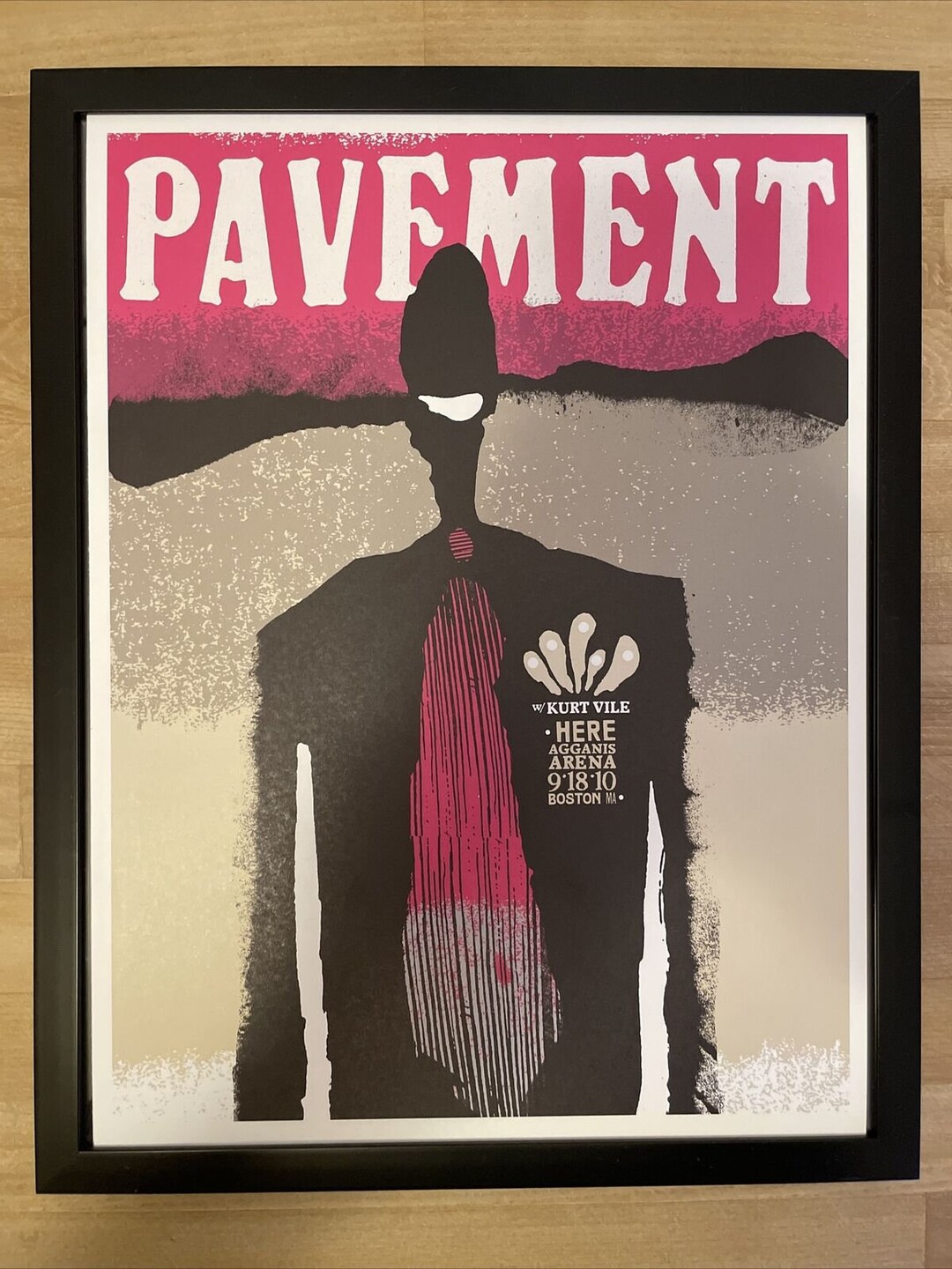 PAVEMENT, Framed Poster, Agganis Arena, Boston, 2010 - Etsy
