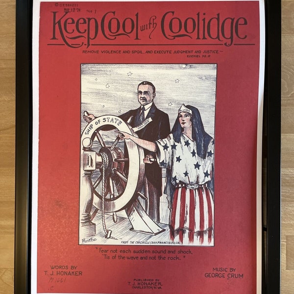 Calvin Coolidge - Etsy