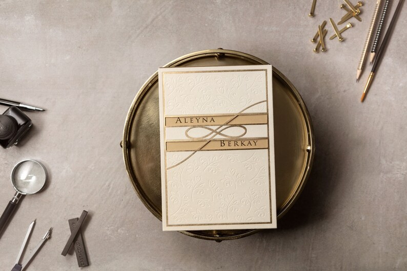 Cream Wedding Invitation Premium Textured Paper Envelope - Etsy